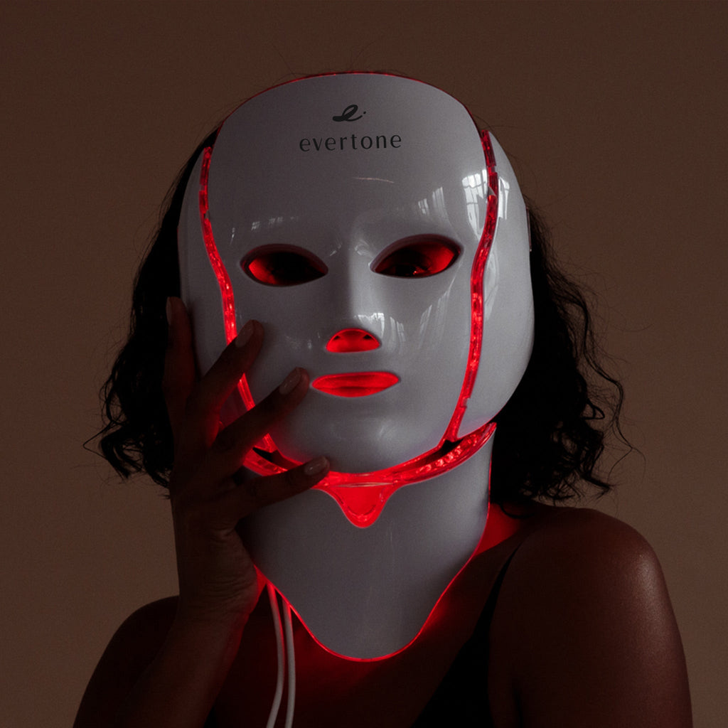 Evertone Red Light Therapy and Microcurrent LED Face & Neck MASK ...